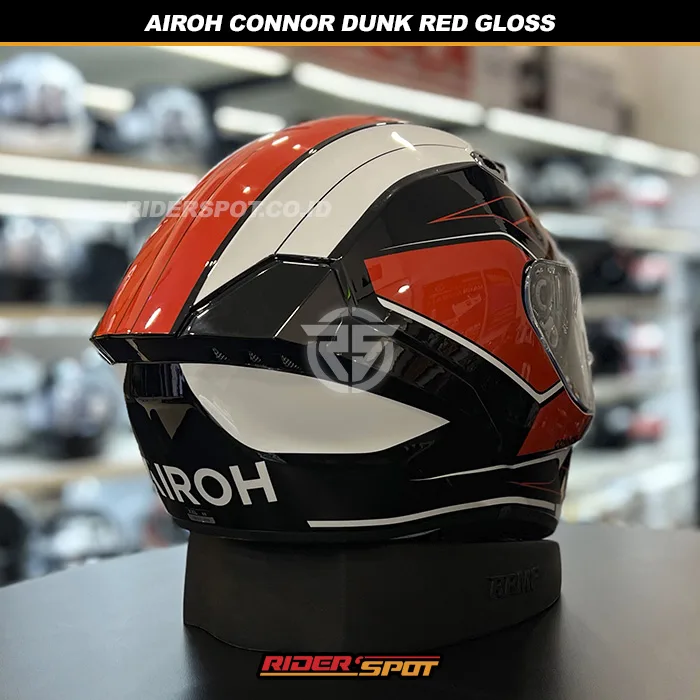 AIROH Connor Dunk Red Gloss Helmet – Riderspot